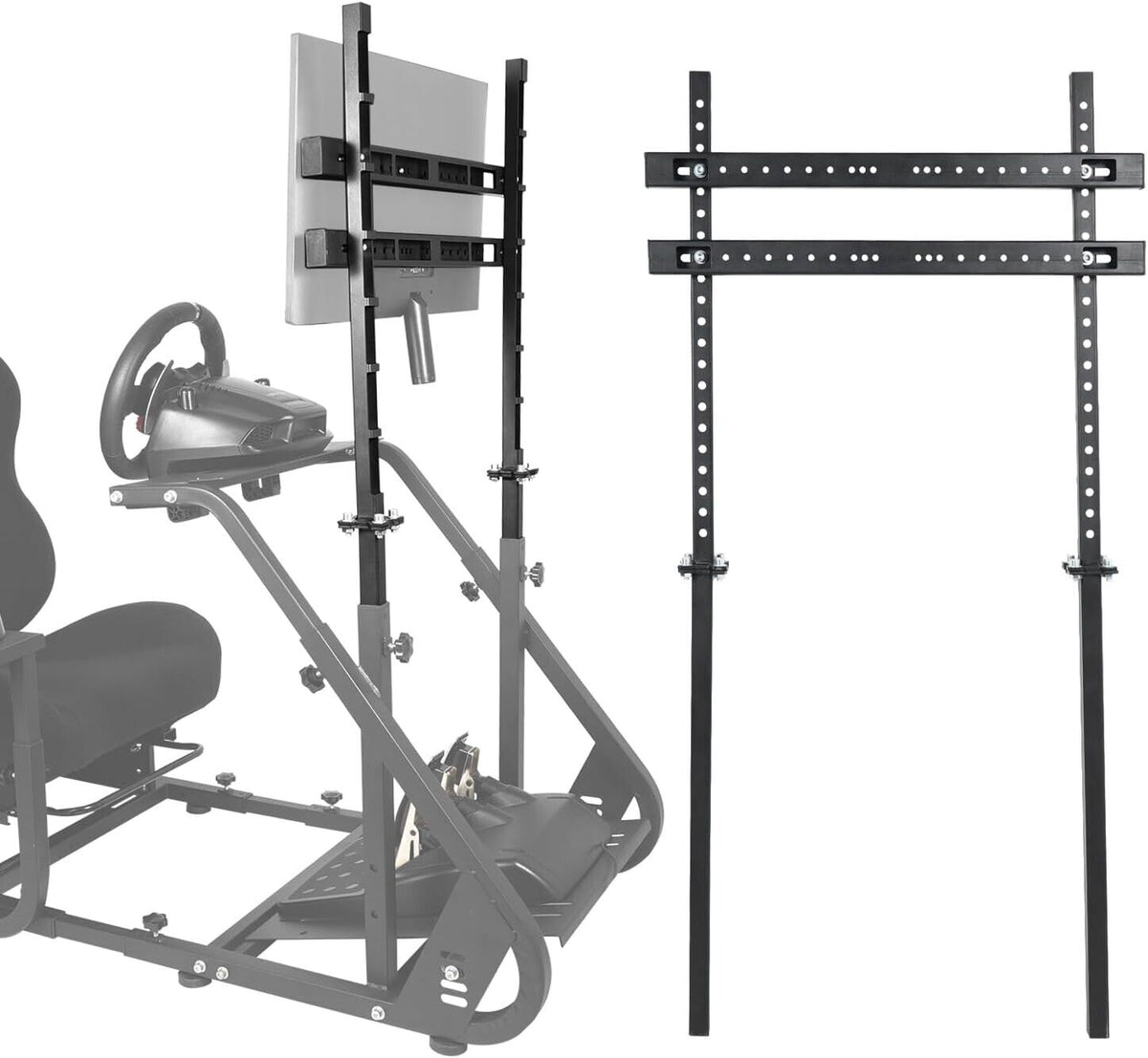 Minneer Racing Simulator Monitor Stand for Sim Racing Cockpit TV Mount ...